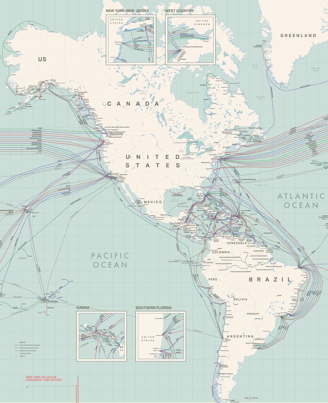 TeleGeography's 2026 Submarine Cable Map